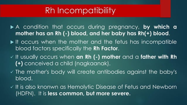 Rh incompatibility/Isoimmunization, BS Nursing | PDF