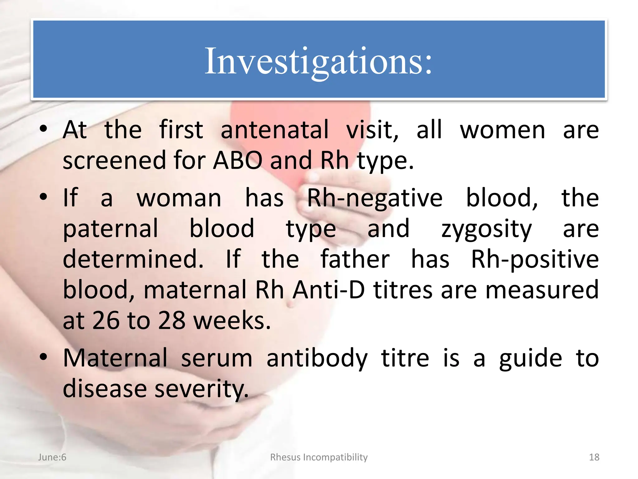 Rh Incompatibility a Gynecological disorder | PPT