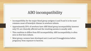 Rh Incompatibility.pptx NOTES IN OBSTETRICS AND GYNECOLOGY NURSING | PPTX