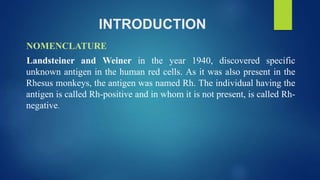 Rh incompatility | PPTX