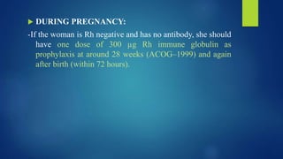 Rh incompatility | PPTX