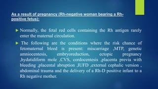 Rh incompatility | PPTX