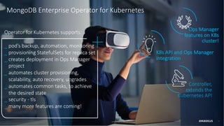 MongoDB World 2019: Mastering MongoDB in Kubernetes | PDF