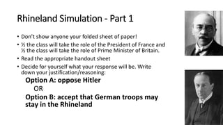 Rhineland simulation | PPTX
