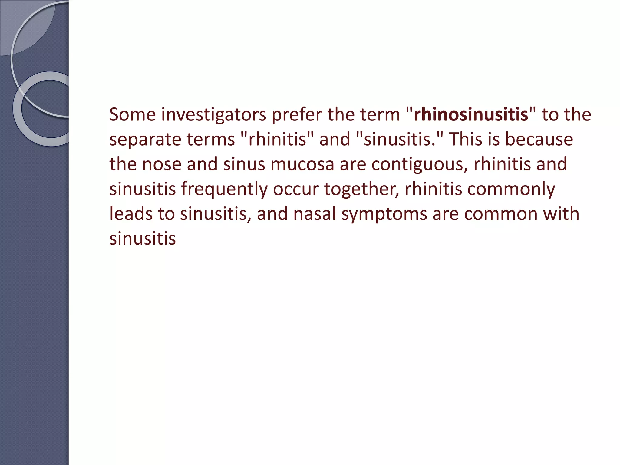 RhinoSinusitis | PPTX