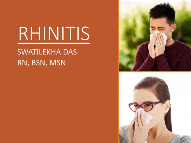 Rhinitis-Medical Surgical Nursing Topic | PDF