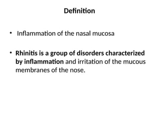 RHINITIS.pptx nnnnnnnnnnnnnnnnnnnnnnnnnnnnnnnnnnnnnnnnn | PPTX ...
