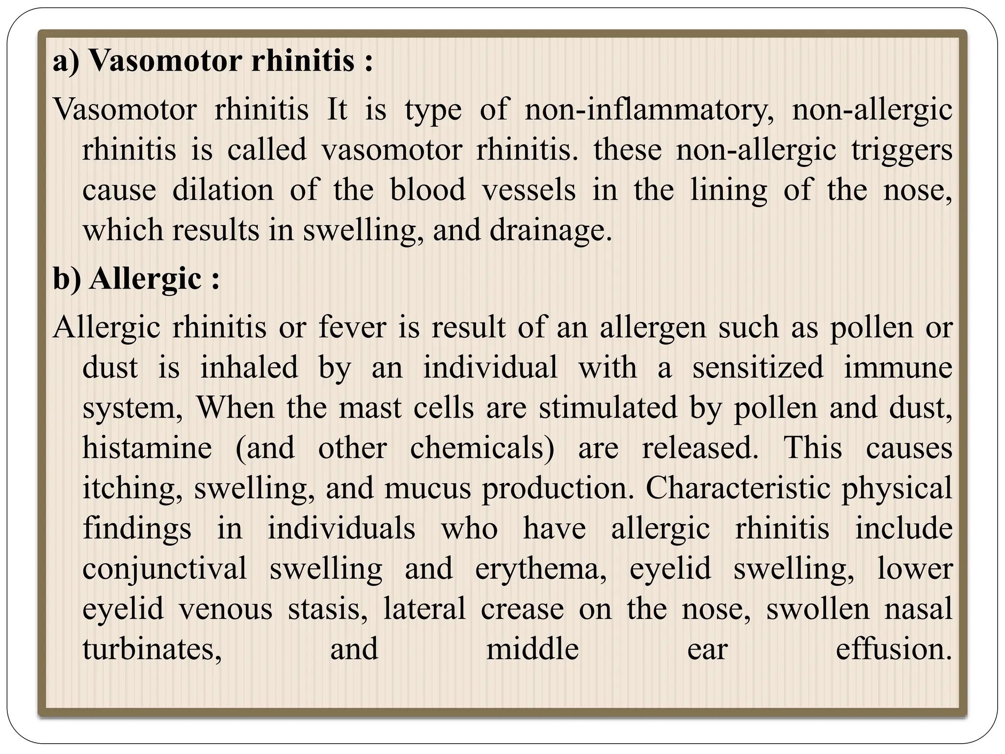 Rhinitis Slideshare Gastrointestinal Disorder | PPTX