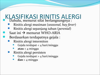 Rhinitis alergi | PPT