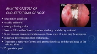 acute and chronic rhinitis by dr supriya | PPTX