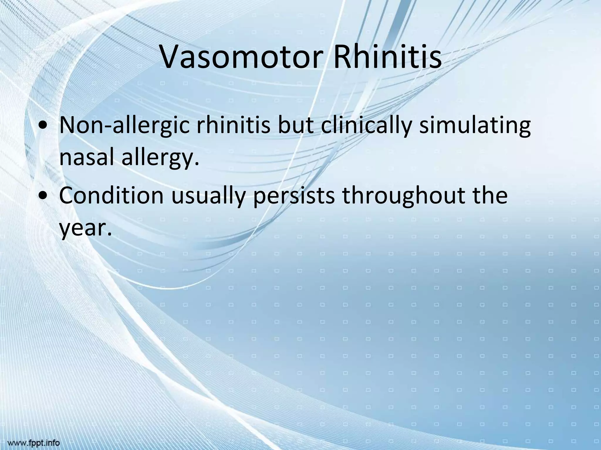 Rhinitis types | PPTX