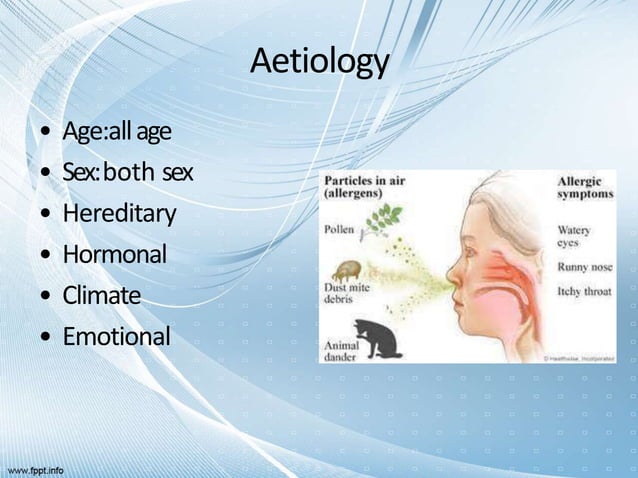 Rhinitis types | PPTX