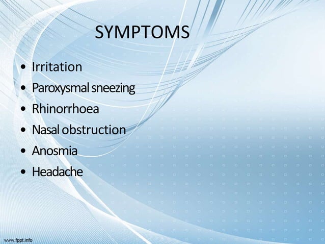 Rhinitis types | PPTX