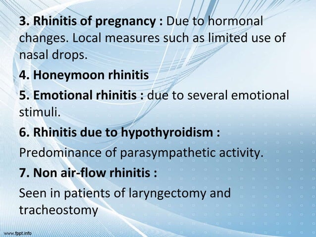 Rhinitis types | PPTX