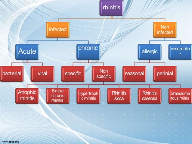Rhinitis types