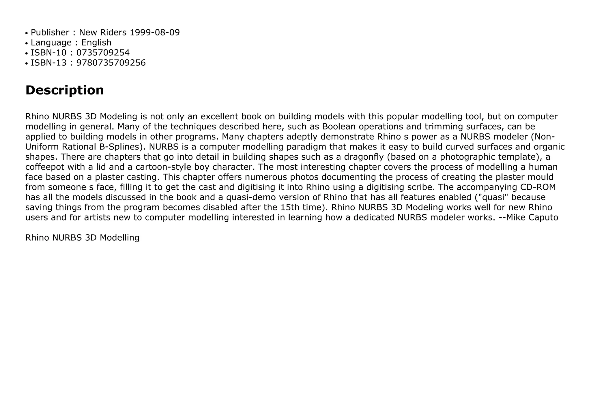 Rhino NURBS 3D Modelling | PDF