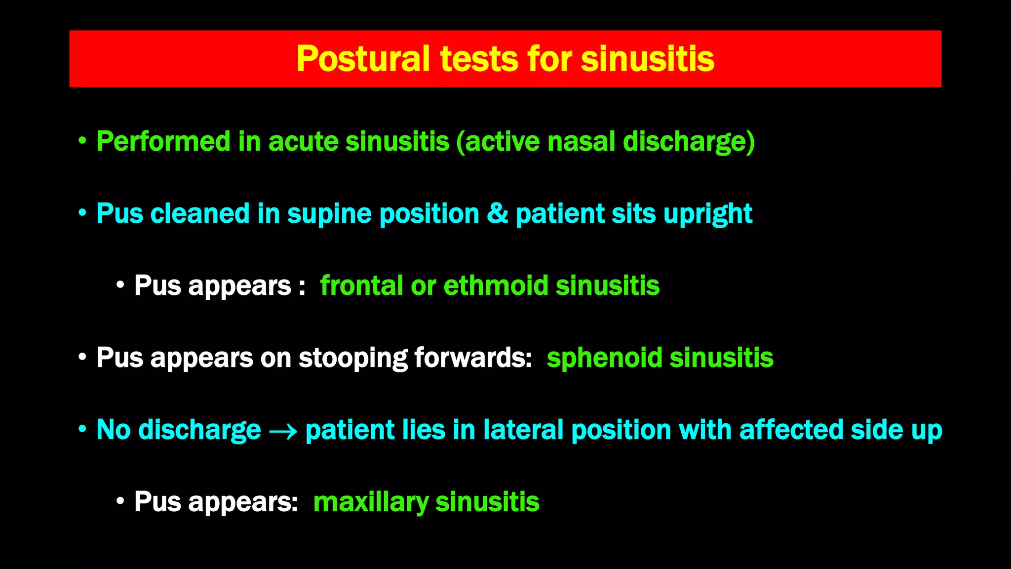 Rhinosinusitis Definition Clinical Features Diagnosis Pptx