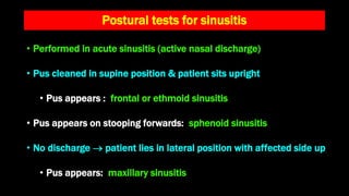Rhinosinusitis- Definition, Clinical features, Diagnosis.pptx