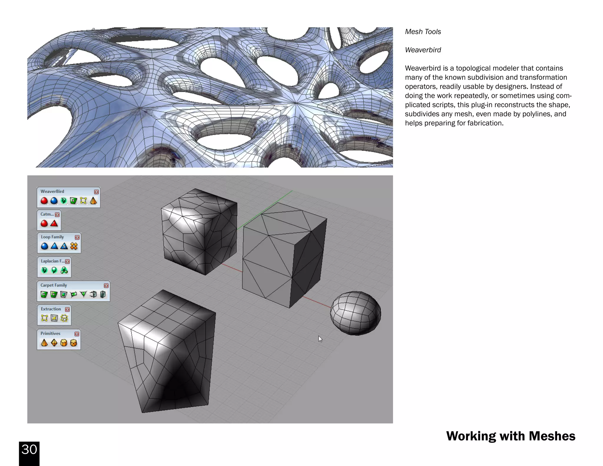 Rhino Working with Meshes | PDF
