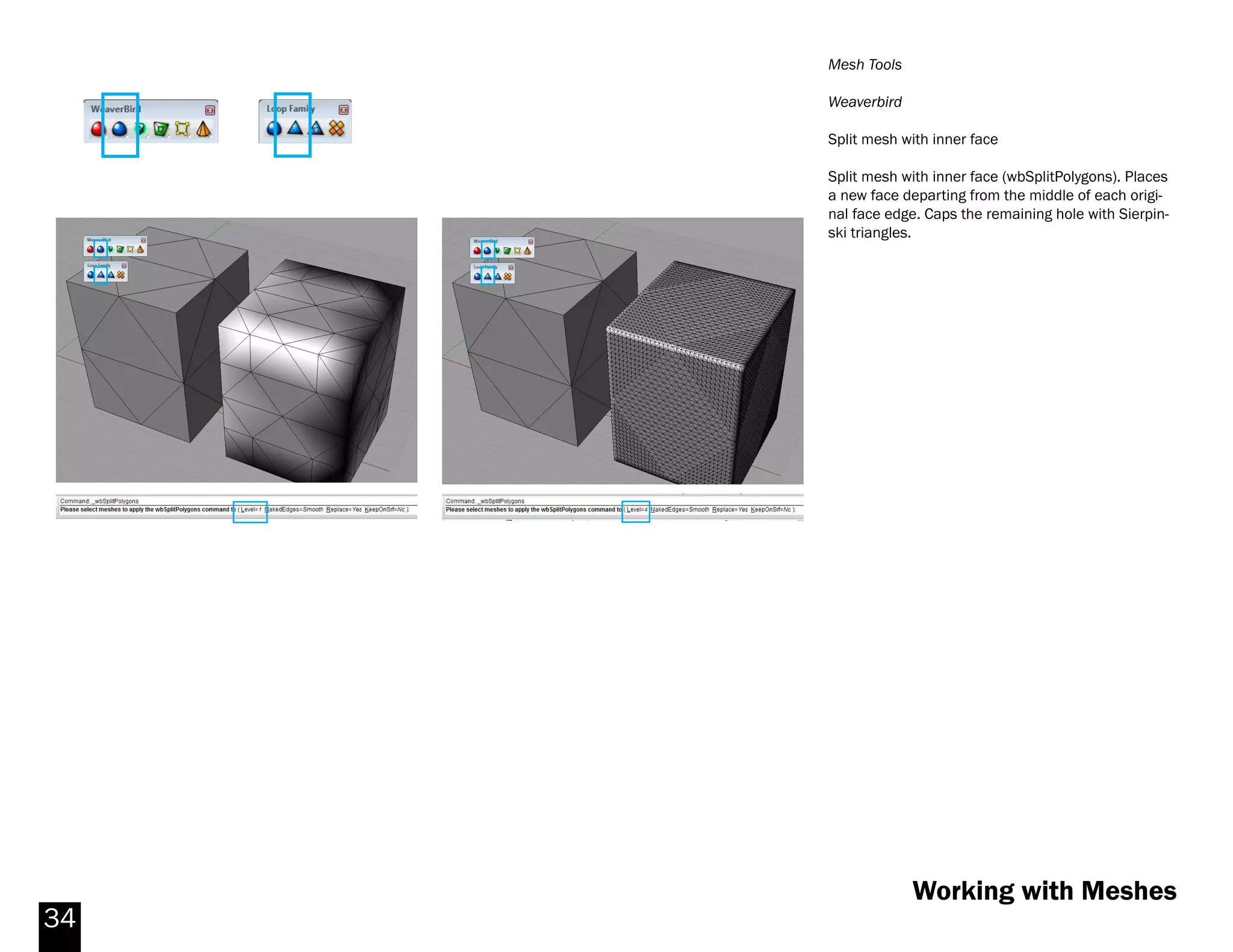 Rhino Working with Meshes | PDF