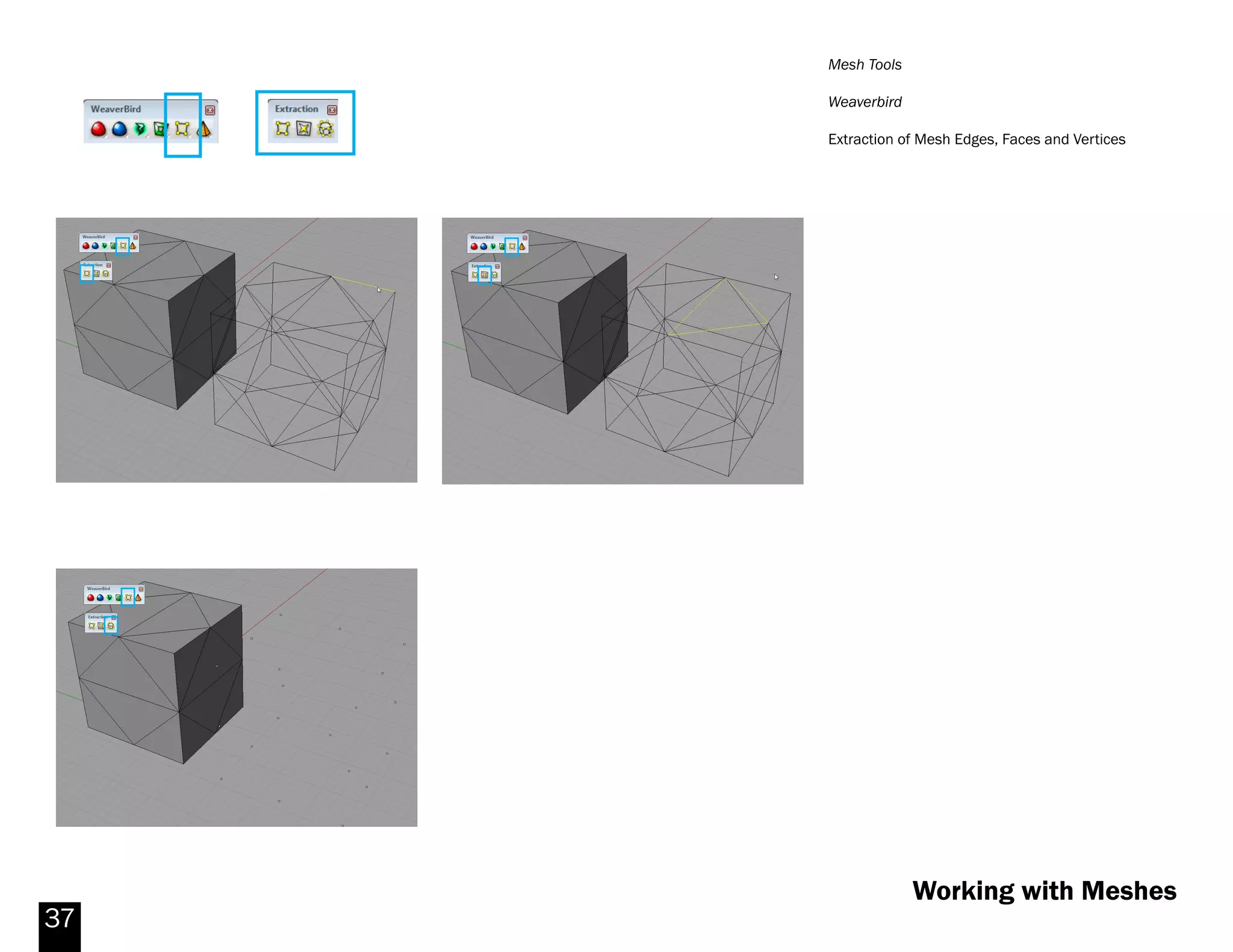 Rhino Working with Meshes | PDF