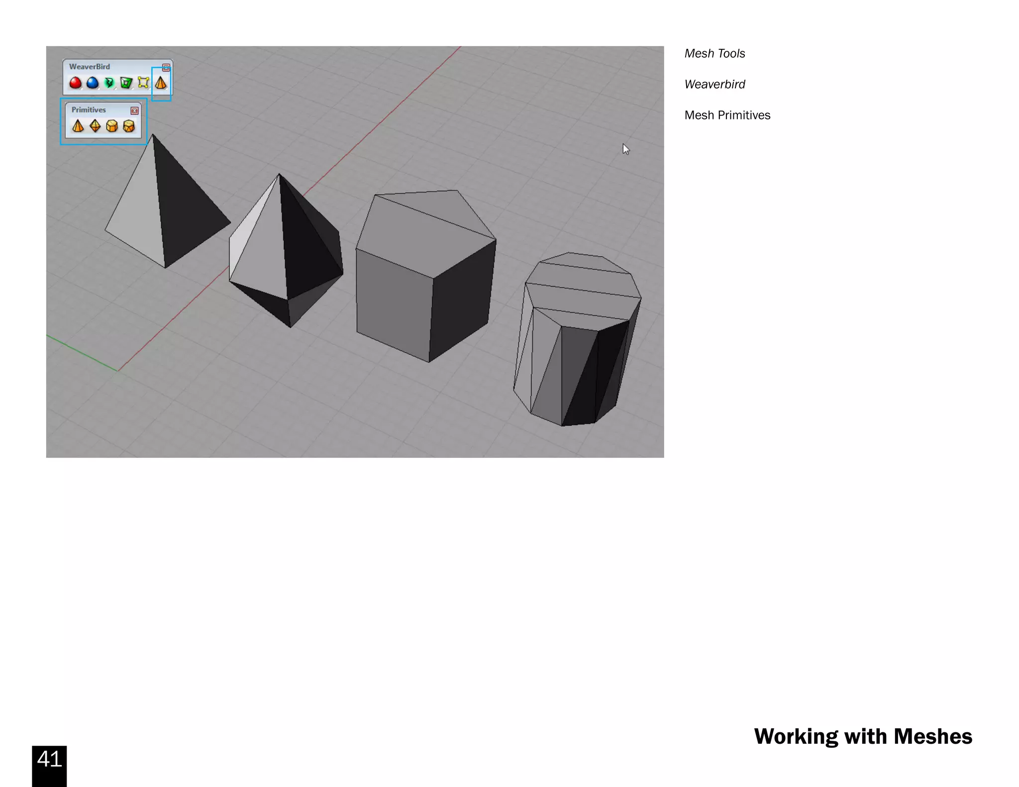 Rhino Working with Meshes | PDF
