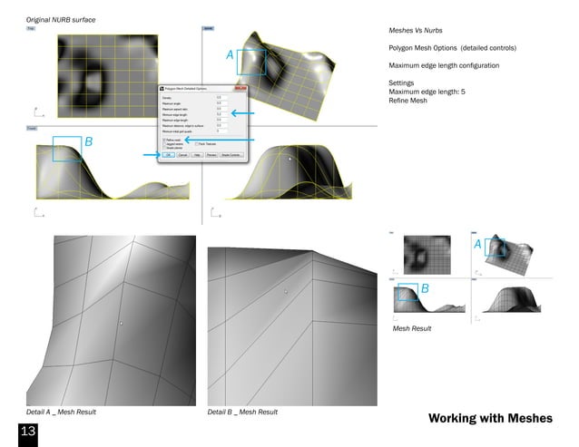 Rhino Working with Meshes | PPT