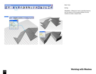 Rhino Working with Meshes | PDF