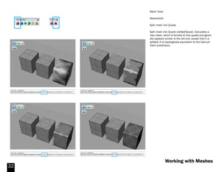 Rhino Working with Meshes | PDF