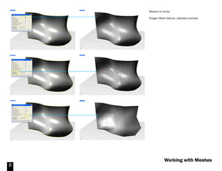 Rhino Working with Meshes | PDF