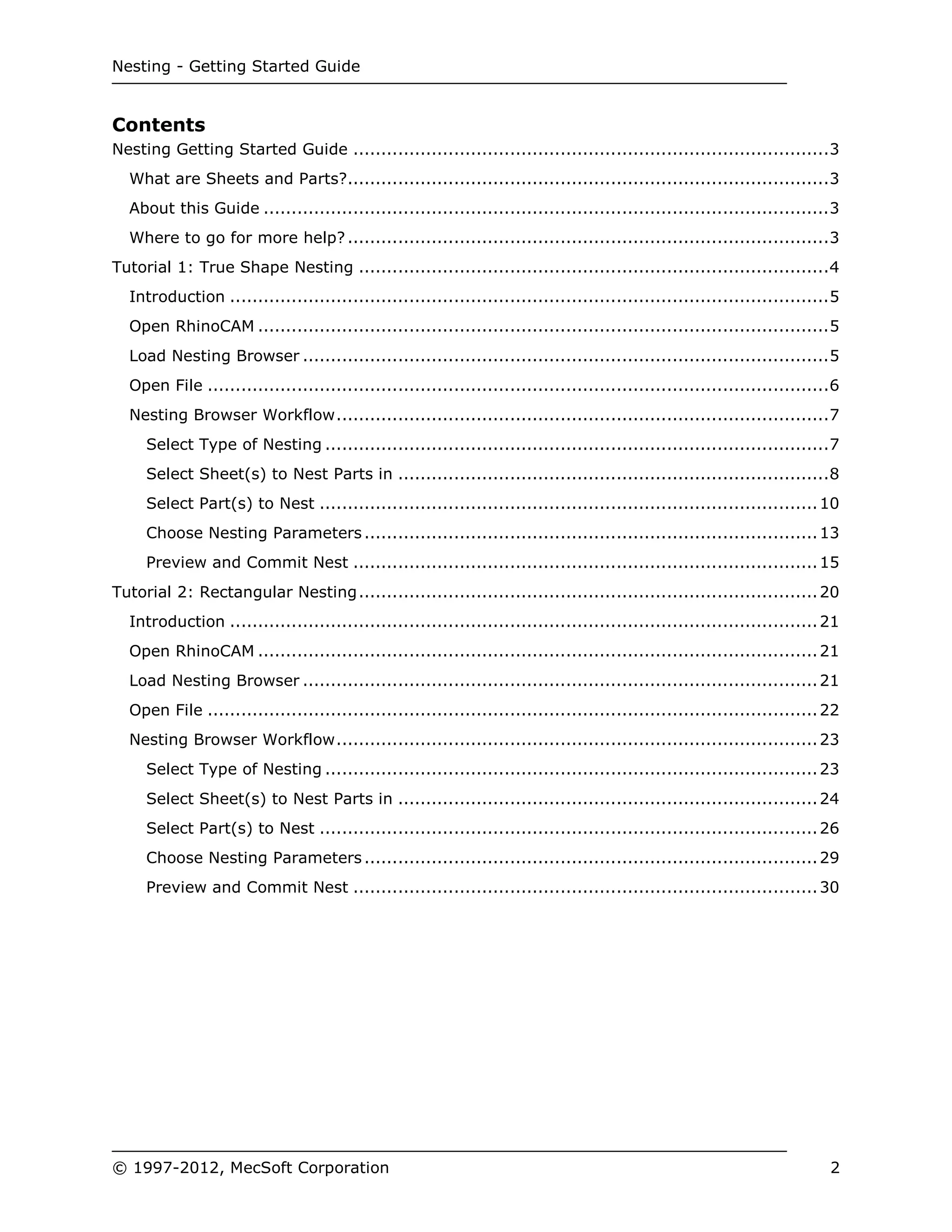 Rhino cam nesting_gettingstartedguide | PDF | Computing | Technology & Computing