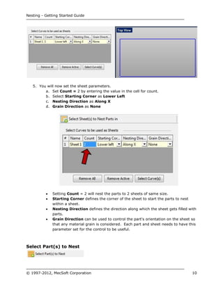 Rhino cam nesting_gettingstartedguide | PDF | Computing | Technology & Computing
