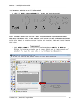 Rhino cam nesting_gettingstartedguide | PDF | Computing | Technology & Computing