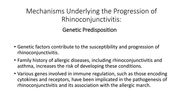 Rhinoconjunctivitis in allergy march.pptx