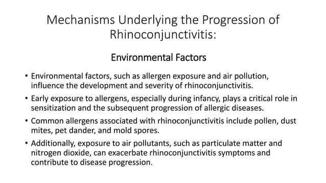 Rhinoconjunctivitis in allergy march.pptx