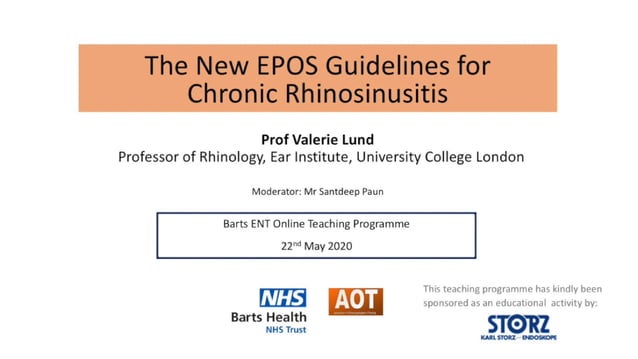 Rhinology - The New EPOS Guidelines for CRS - Prof Valerie Lund.pdf