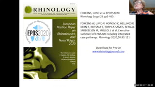 Rhinology - The New EPOS Guidelines for CRS - Prof Valerie Lund.pdf