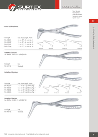 RHINOLOGY INSTRUMENTS | PDF