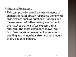 Rhinomanometry | PPT