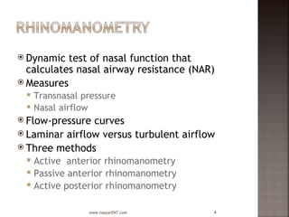 Rhinomanometry | PPT