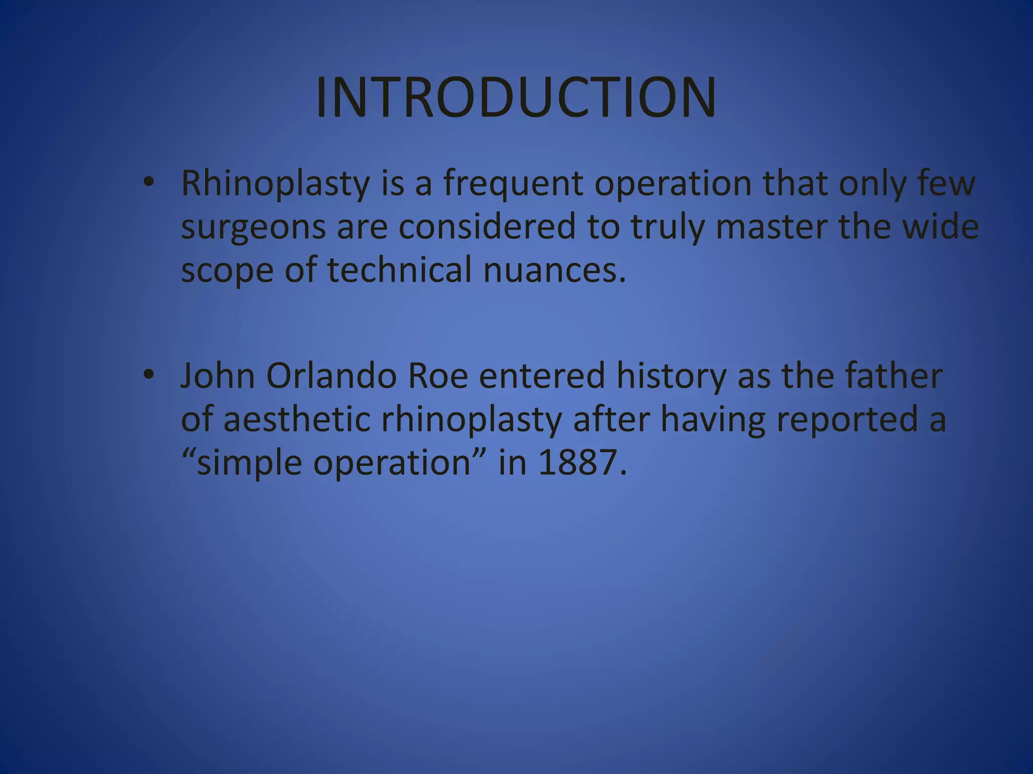 Rhinoplasty | PPTX