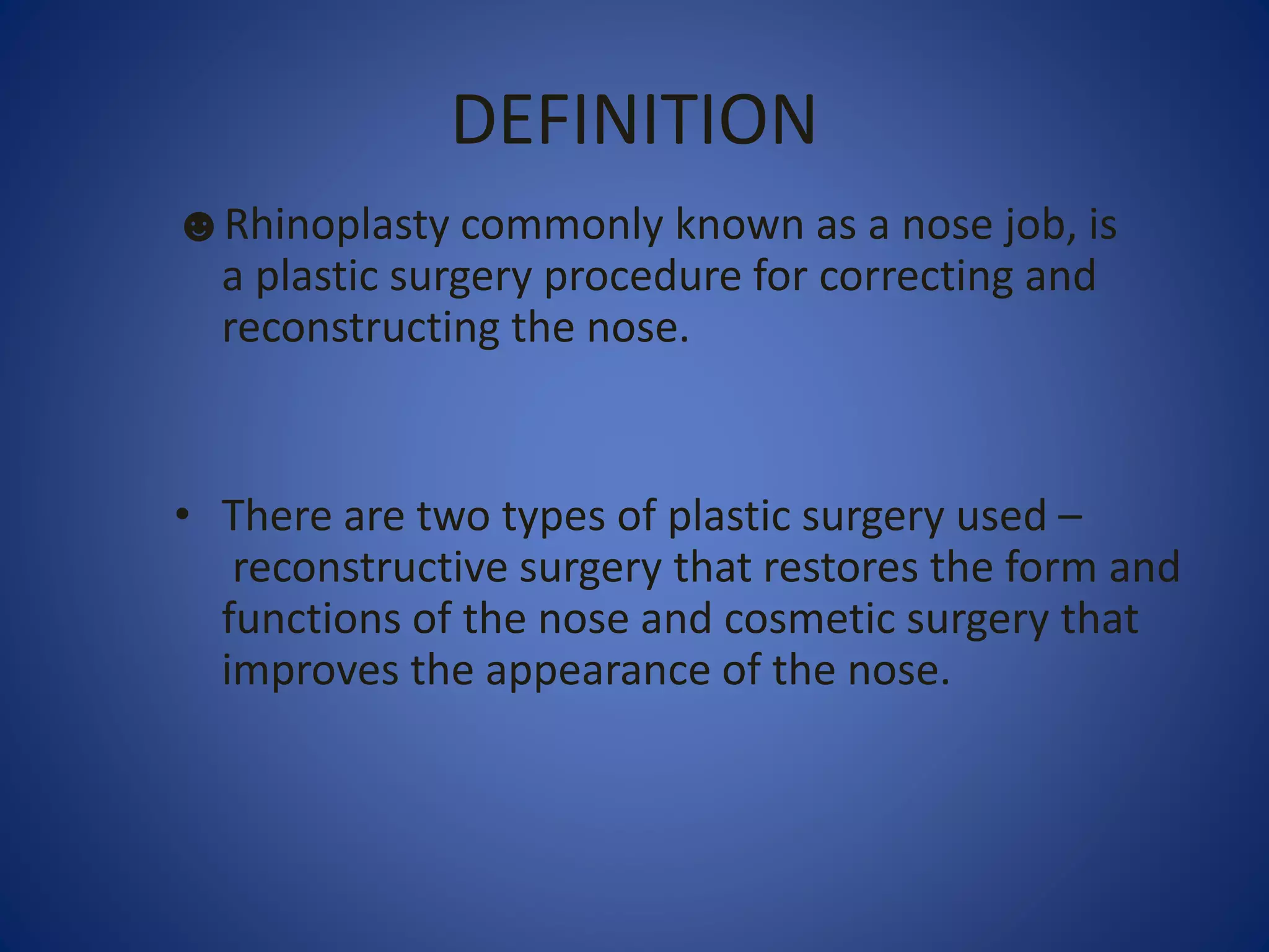 Rhinoplasty | PPTX