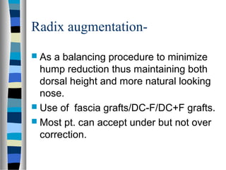 Rhinoplasty approaches ,anatomy,techniques | PPT