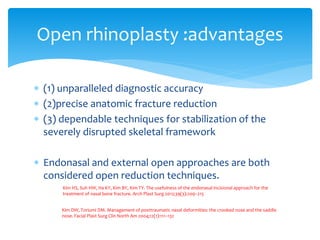 Rhinoplasty after nasal trauma | PPT