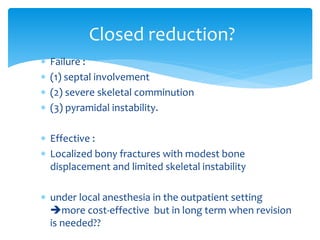 Rhinoplasty after nasal trauma | PPTX