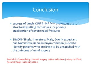 Rhinoplasty after nasal trauma | PPT