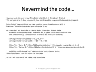 Rhino script 101 creativity | PPTX | 3-D Graphics | Computer Software ...