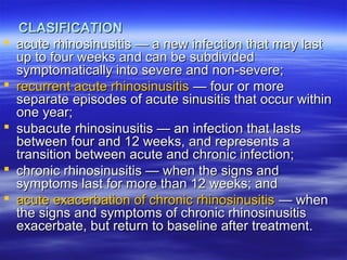 Rhinosinusitis | PPT