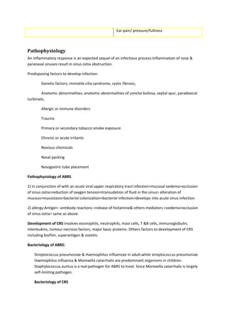 Rhinosinusitis | DOC