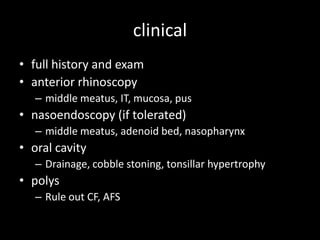 Rhinosinusitis in children | PPTX